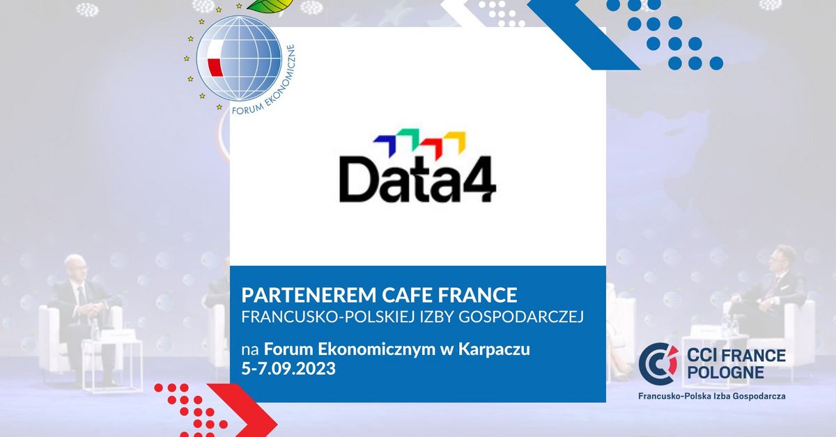 DATA4 - kolejna firma partnerem CAFE FRANCE w Karpaczu 2023 | CCI ...